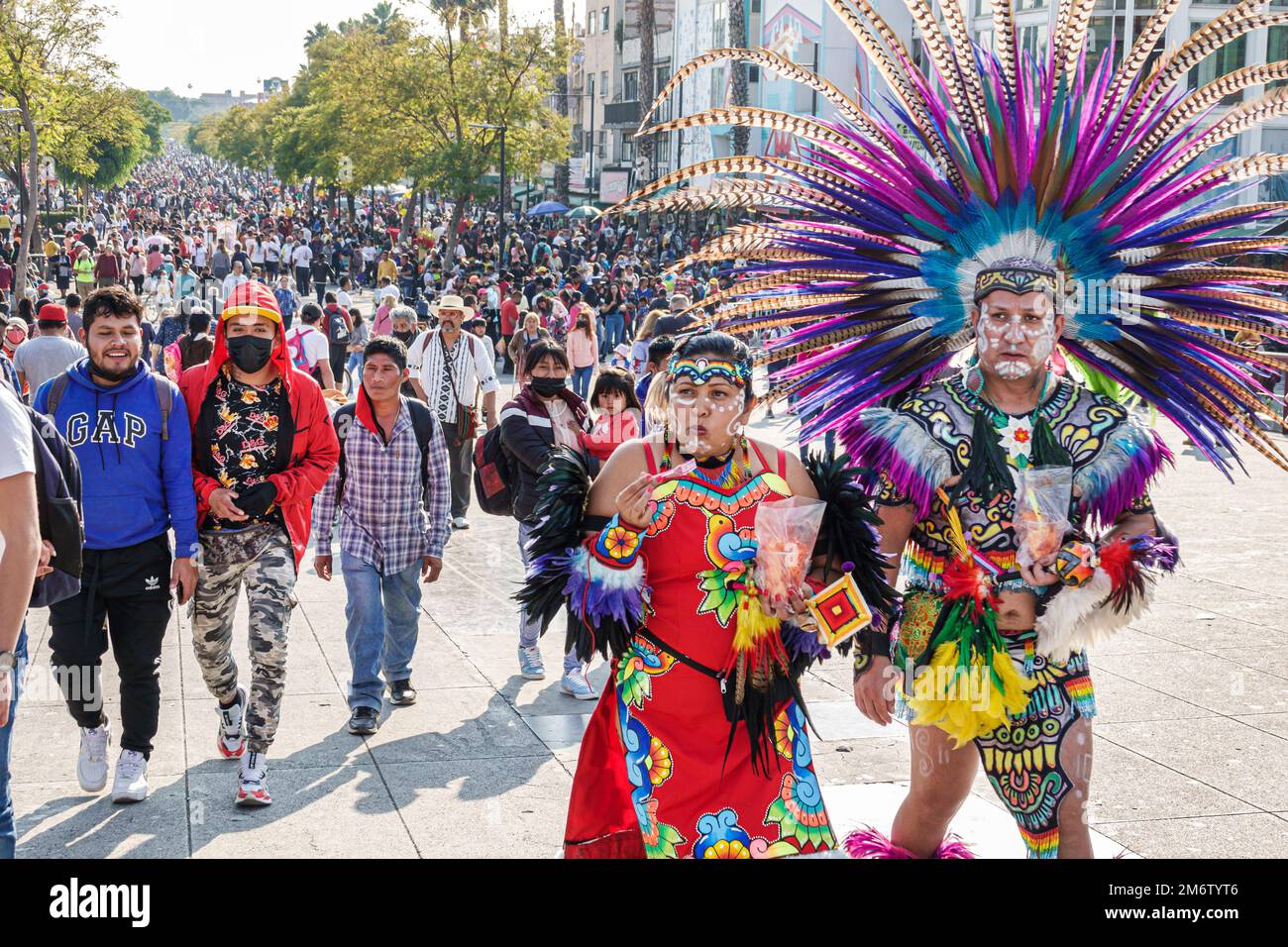 Mexico City,Day of the Virgin of Guadalupe pilgrimage pilgrim pilgrims ...