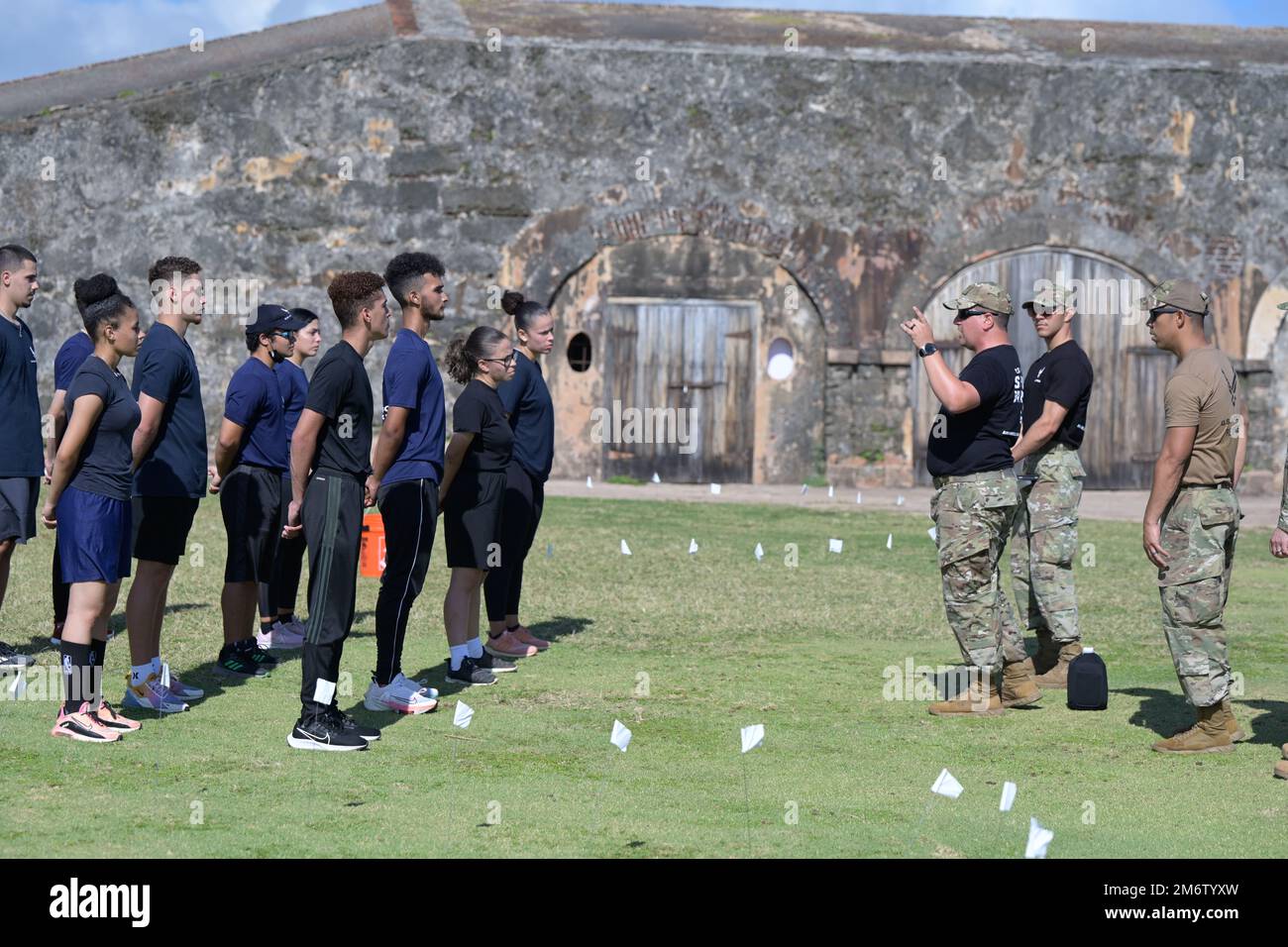 Personnel from Air Force Recruiting Service Detachment 1 and the 330th ...