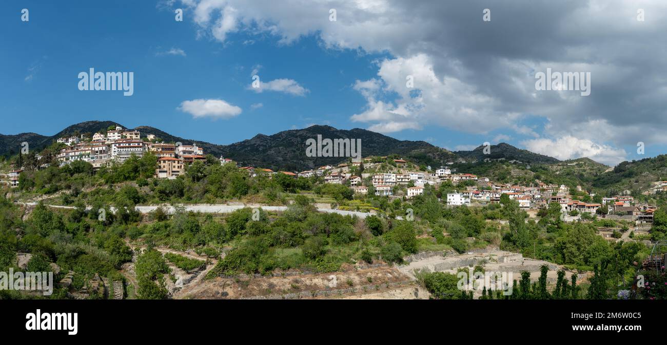 Agros village hi-res stock photography and images - Alamy