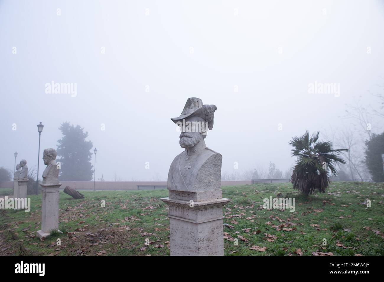 Rome, Italy. 5th Jan, 2023. View of Janiculum Promenade in Rome ...