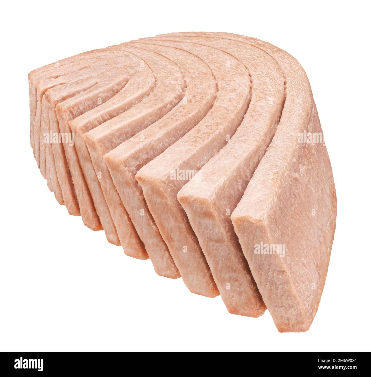 Canned tuna fish fillet isolated on white background Stock Photo - Alamy