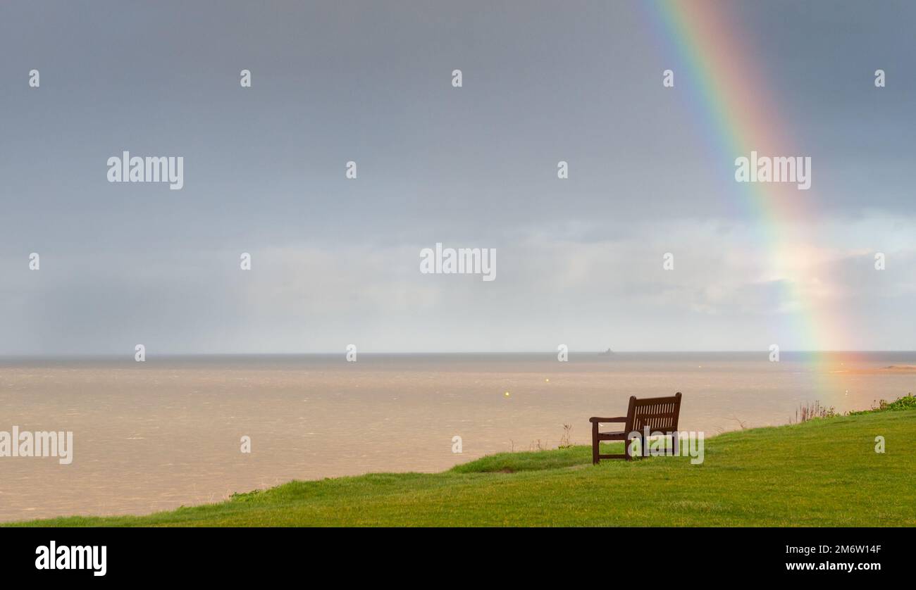 Rainbow bench hi-res stock photography and images - Alamy