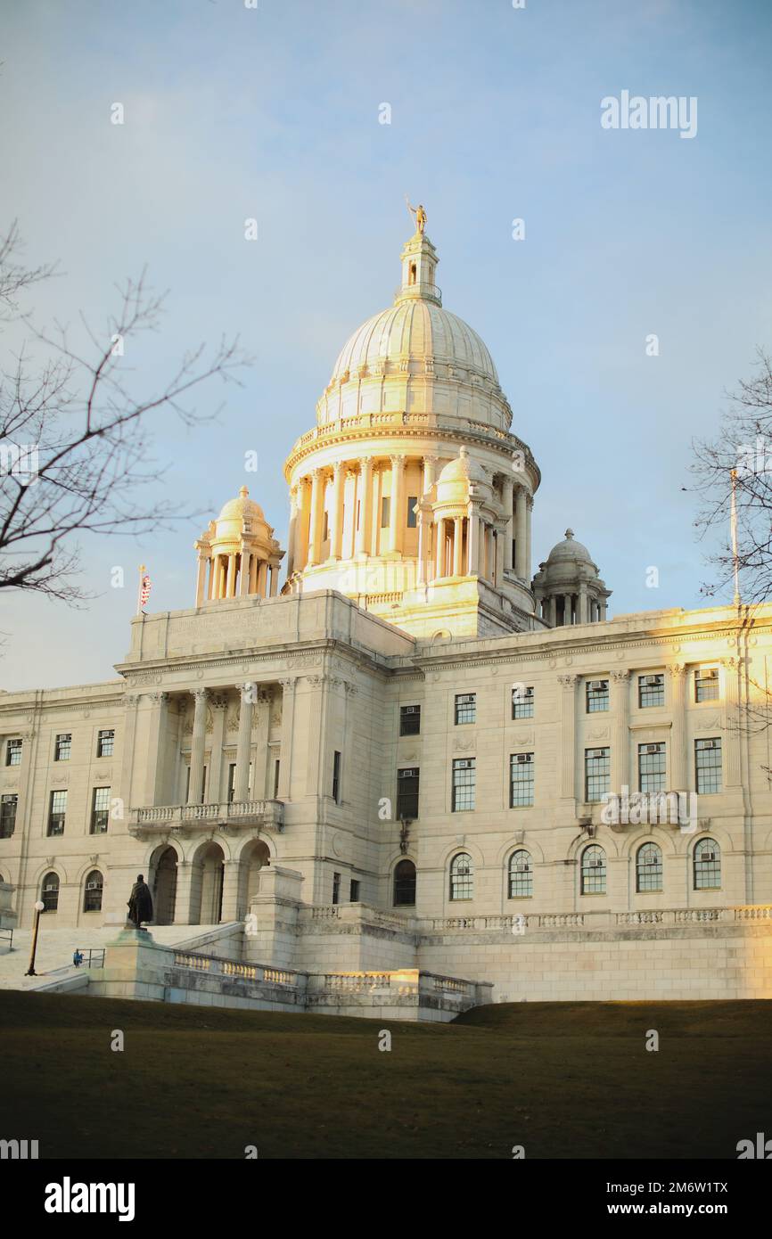 Rhode Island State House historical monument building capitol during ...