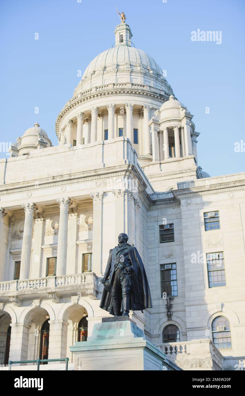 Rhode Island State House historical monument building capitol during ...