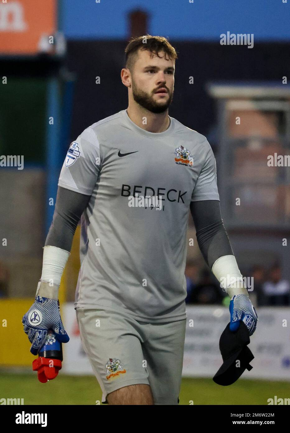 Mourneview Park, Lurgan, County Armagh, Northern Ireland, UK. 30 Aug 2022. Danske Bank ...