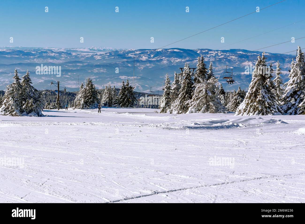 Panorama of ski resort Kopaonik, Serbia Stock Photo - Alamy