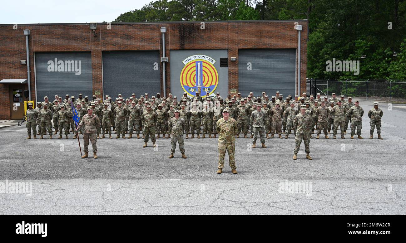 U.S. Air Force Airmen from the 117th Air Control Squadron, Georgia Air ...