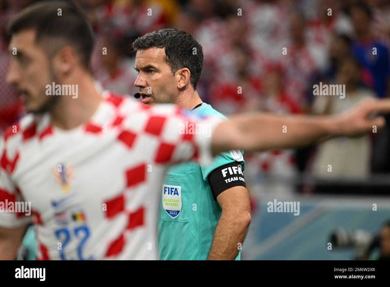 Gary BESWICK (assistant referee) in action during the FIFA 2022 World ...
