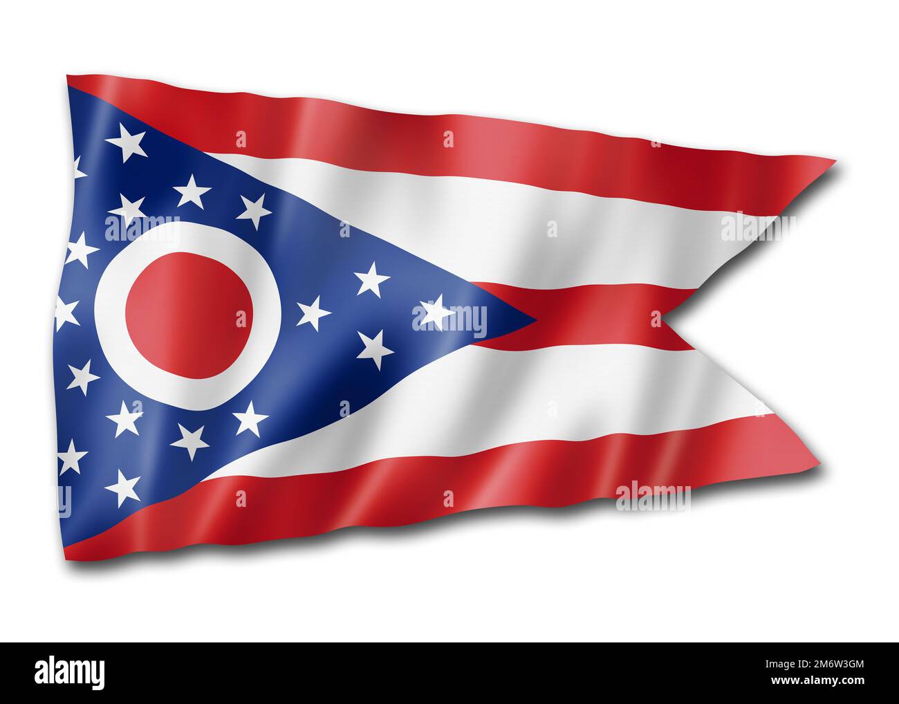 Ohio flag, USA Stock Photo - Alamy