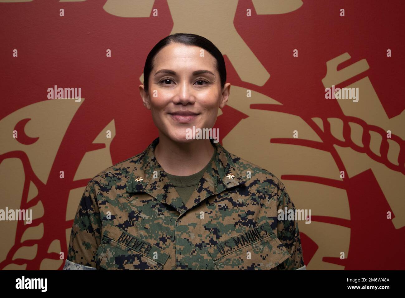 U.S. Marine Corps Major Heather Brewer, a native of Honolulu, Hawaii ...