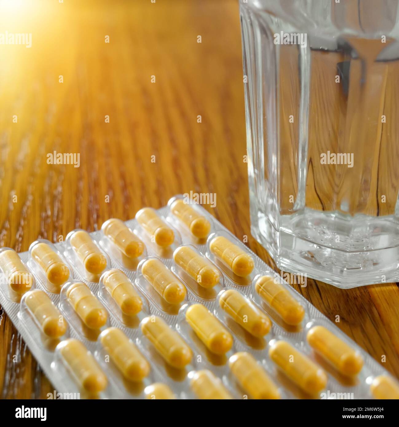 Water glass blister medical hi-res stock photography and images - Alamy