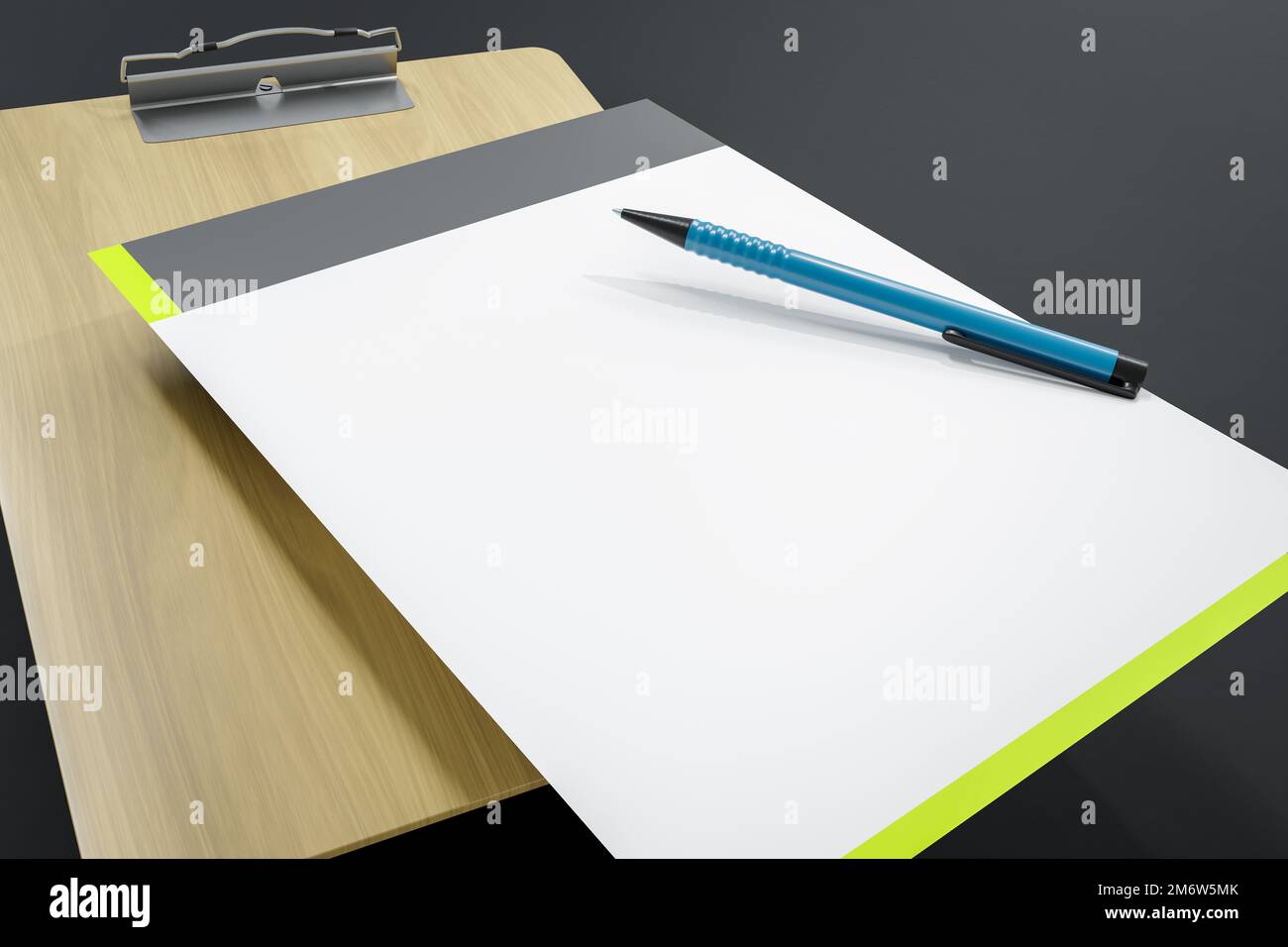 Clipboard paper background Stock Photo - Alamy