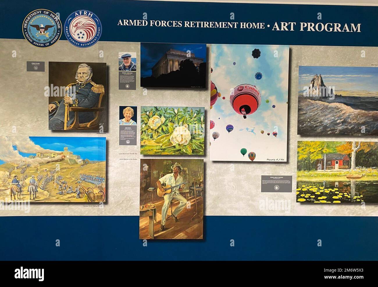 Residents from the Armed Forces Retirement Home (AFRH) were recognized ...