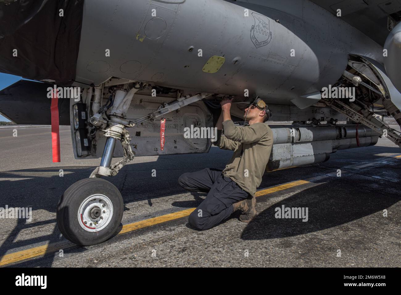 Senior Airman Zakeria Qasemi, 36th Fighter Generation Squadron, crew ...