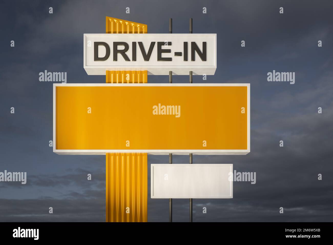 Old drive in sign hi-res stock photography and images - Alamy