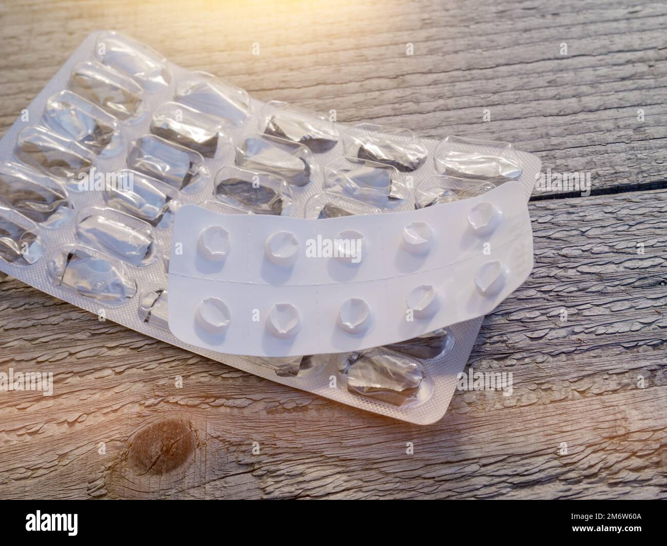 Empty blister pack Stock Photo - Alamy