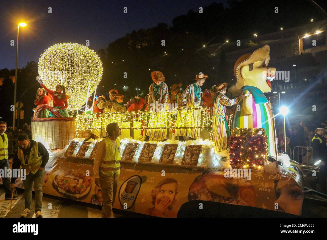 January 5, 2023: January 5, 2023 (Malaga) The parade of the wise men is ...