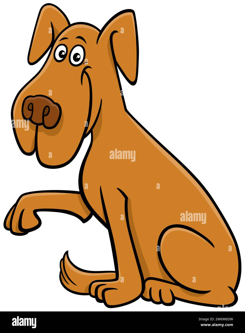 Smiling Dog Clip Art
