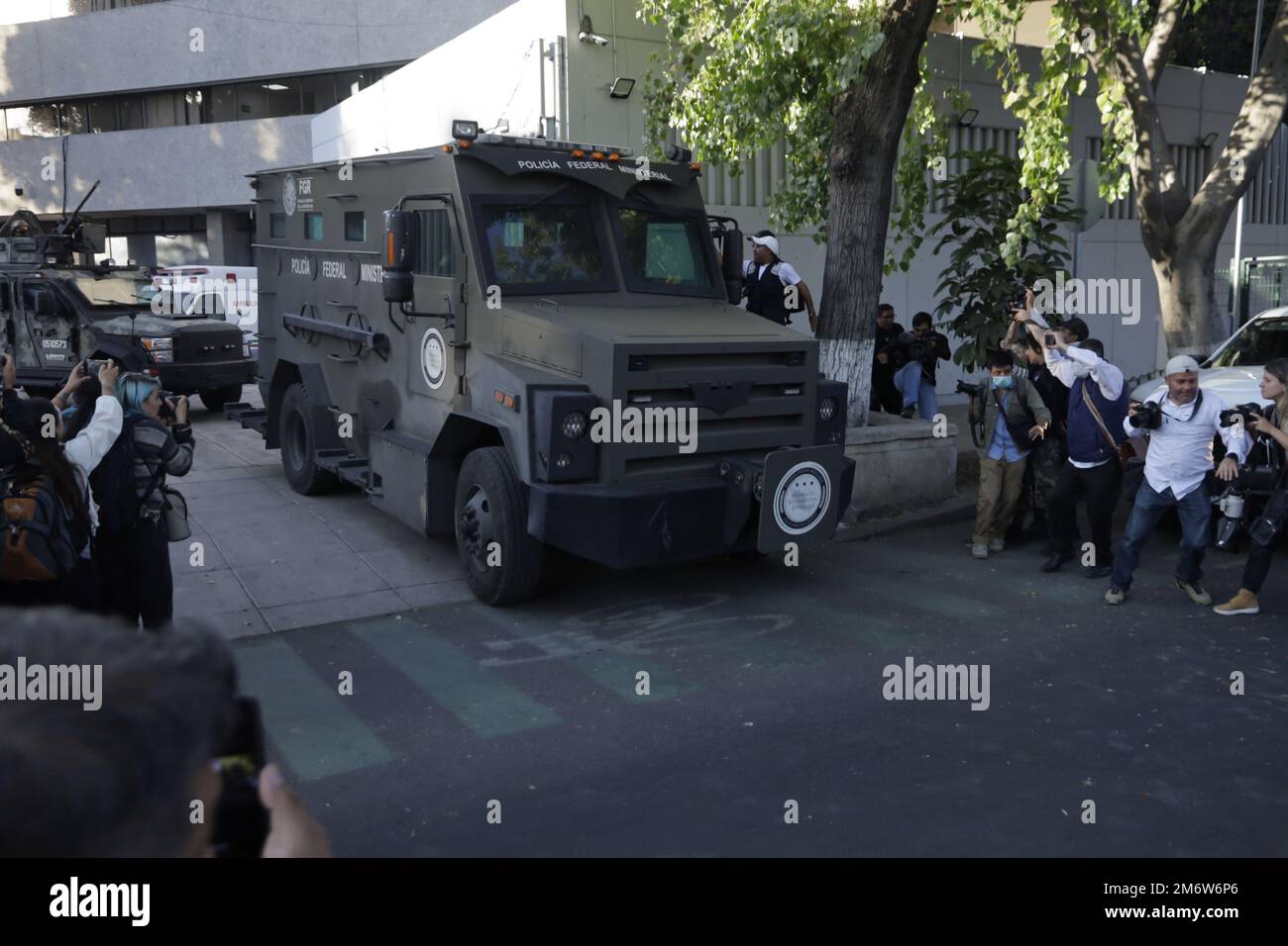 Mexico City, Mexico. 5th Jan, 2023. Heavily guarded, the leader of the ...