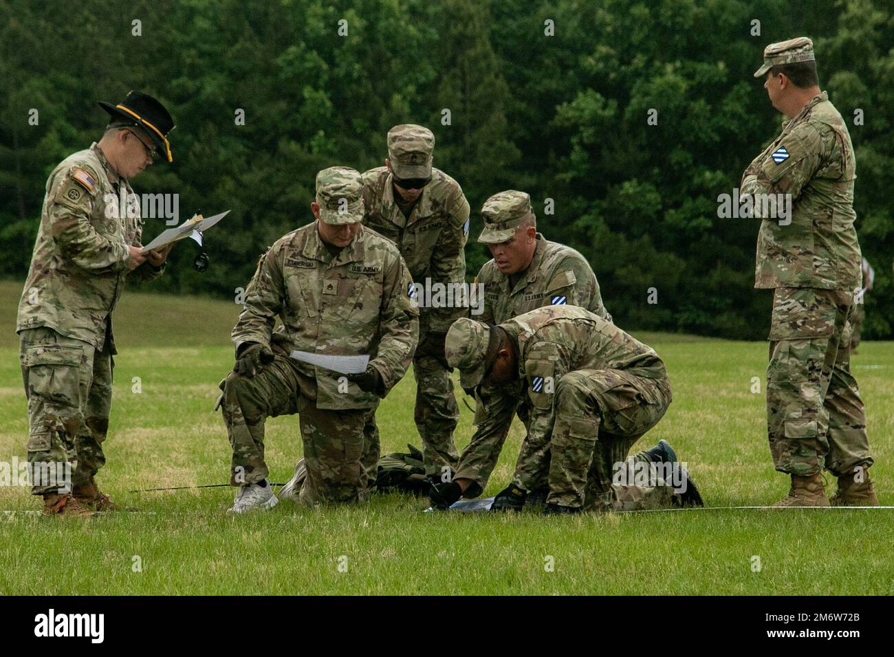An M1A2 SEPv2 Abrams tank crew assigned to 2nd Battalion, 69th Armor ...
