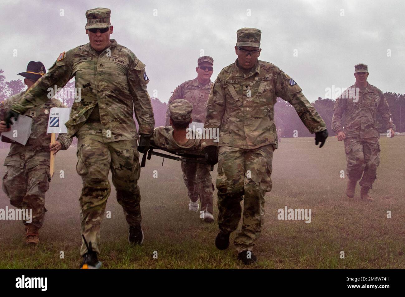 An M1A2 SEPv2 Abrams tank crew assigned to 2nd Battalion, 69th Armor ...