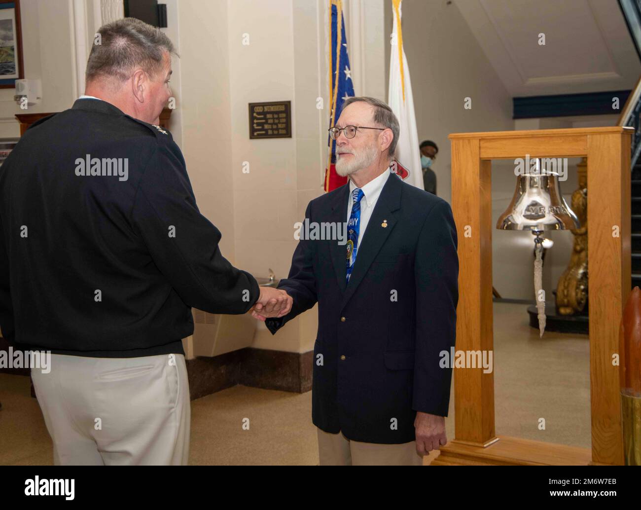 GREAT LAKES, Il. (May 6, 2022) Rear Adm. Charles "Chip" Rock, Commander ...