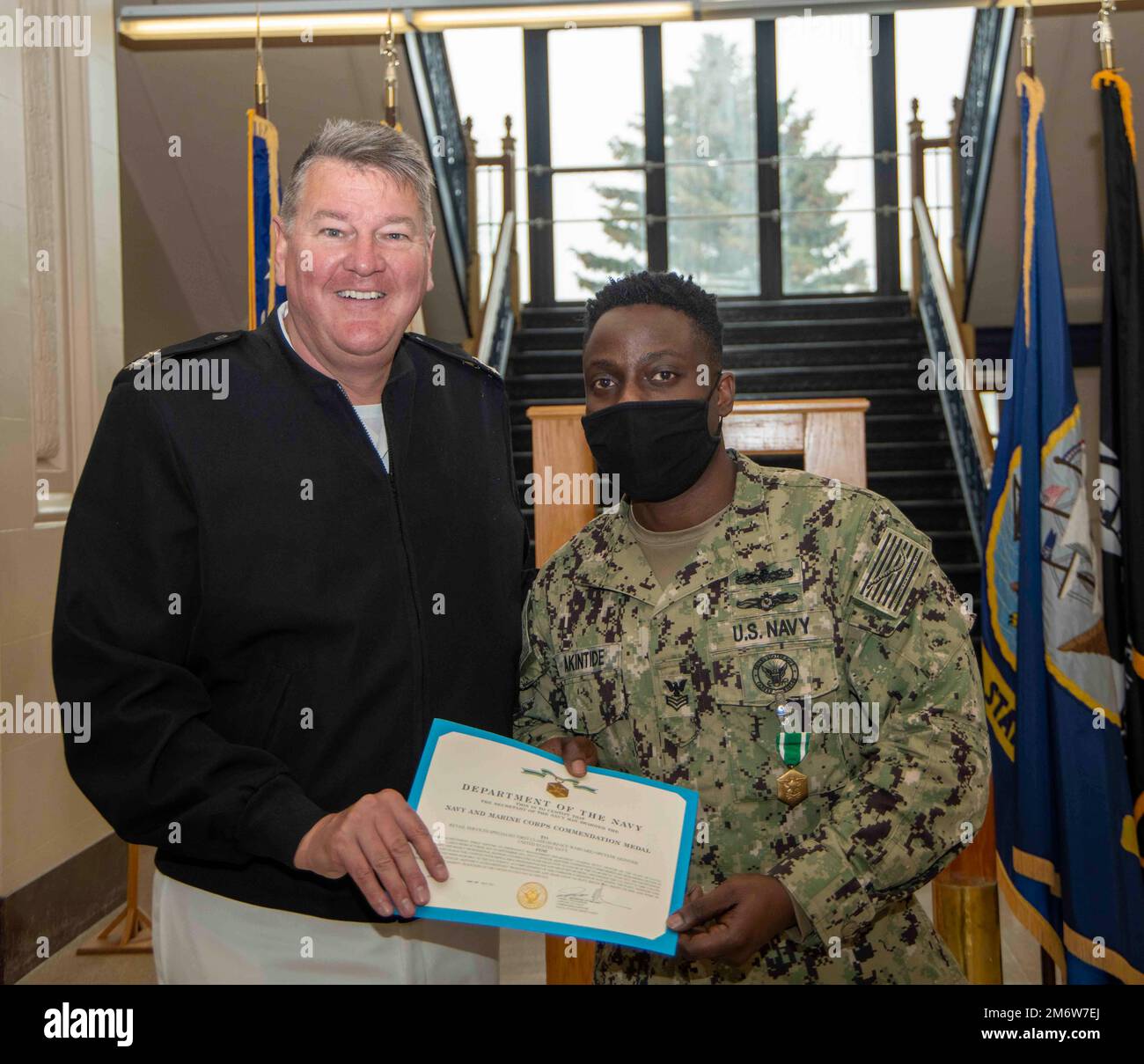 GREAT LAKES, Il. (May 6, 2022) Rear Adm. Charles "Chip" Rock, Commander ...