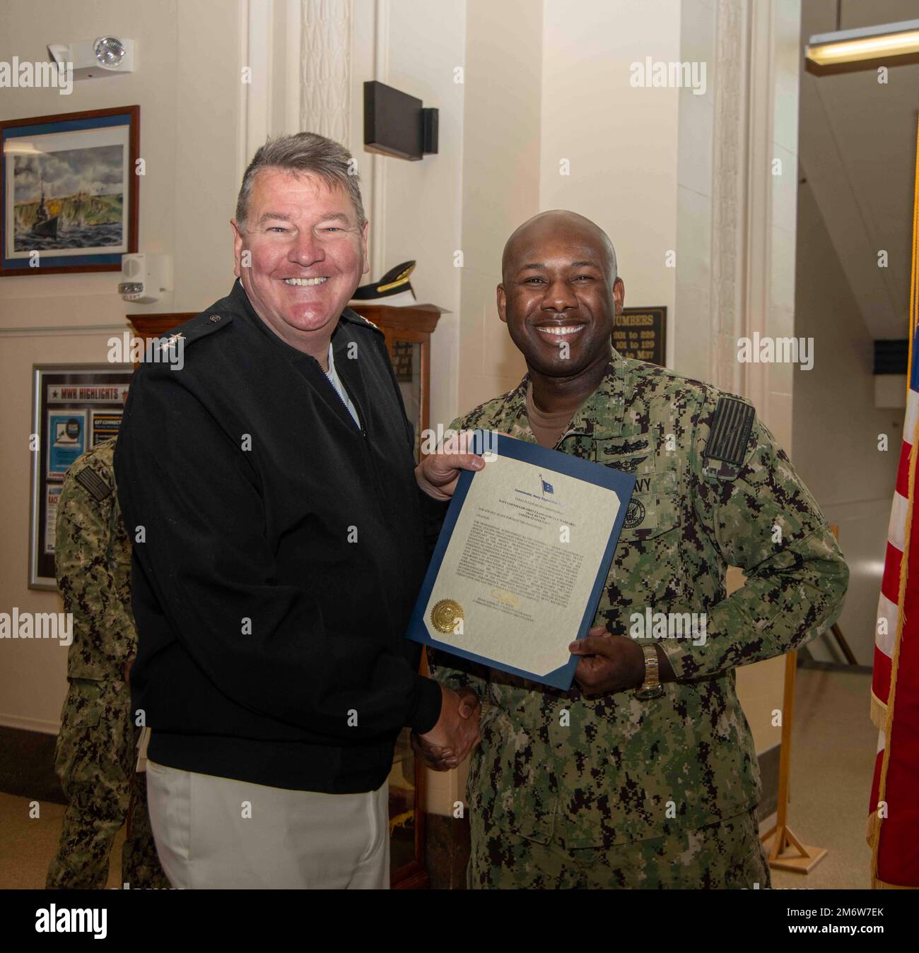 GREAT LAKES, Il. (May 6, 2022) Rear Adm. Charles "Chip" Rock, Commander ...