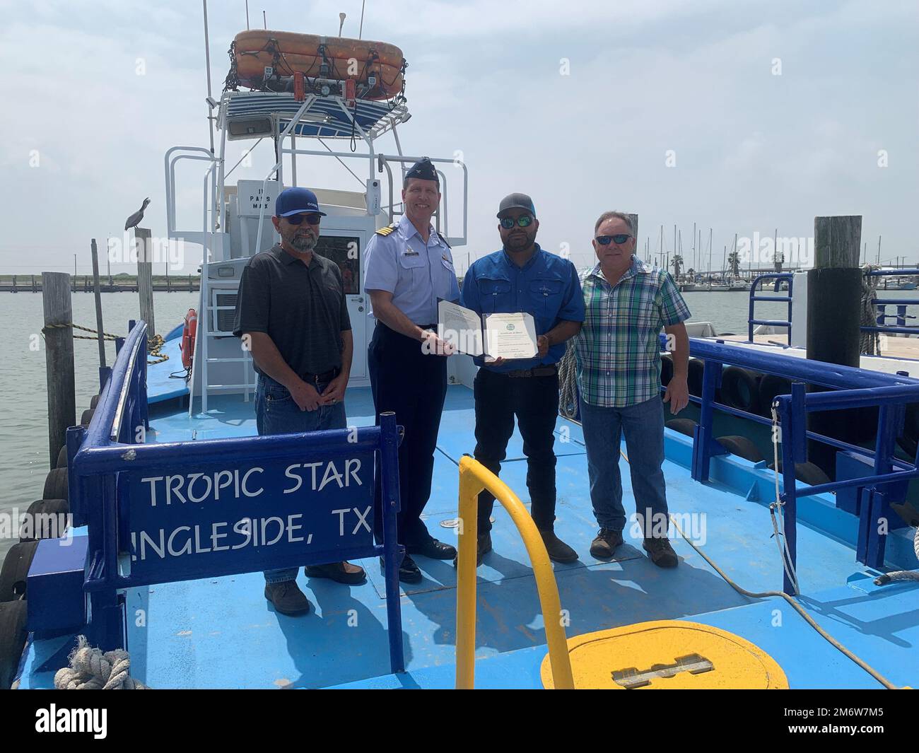 Capt. Hans Govertsen, commander, U.S. Coast Guard Sector/Air Station ...