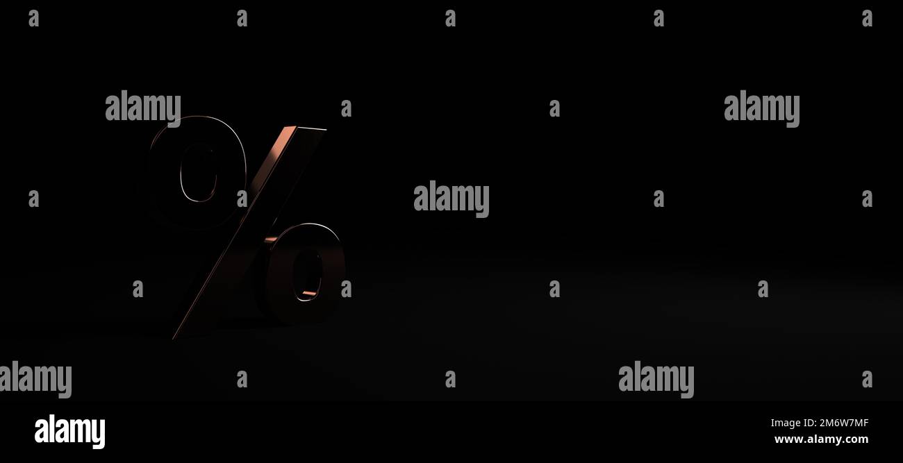 Percent Black Background Stock Photo - Alamy