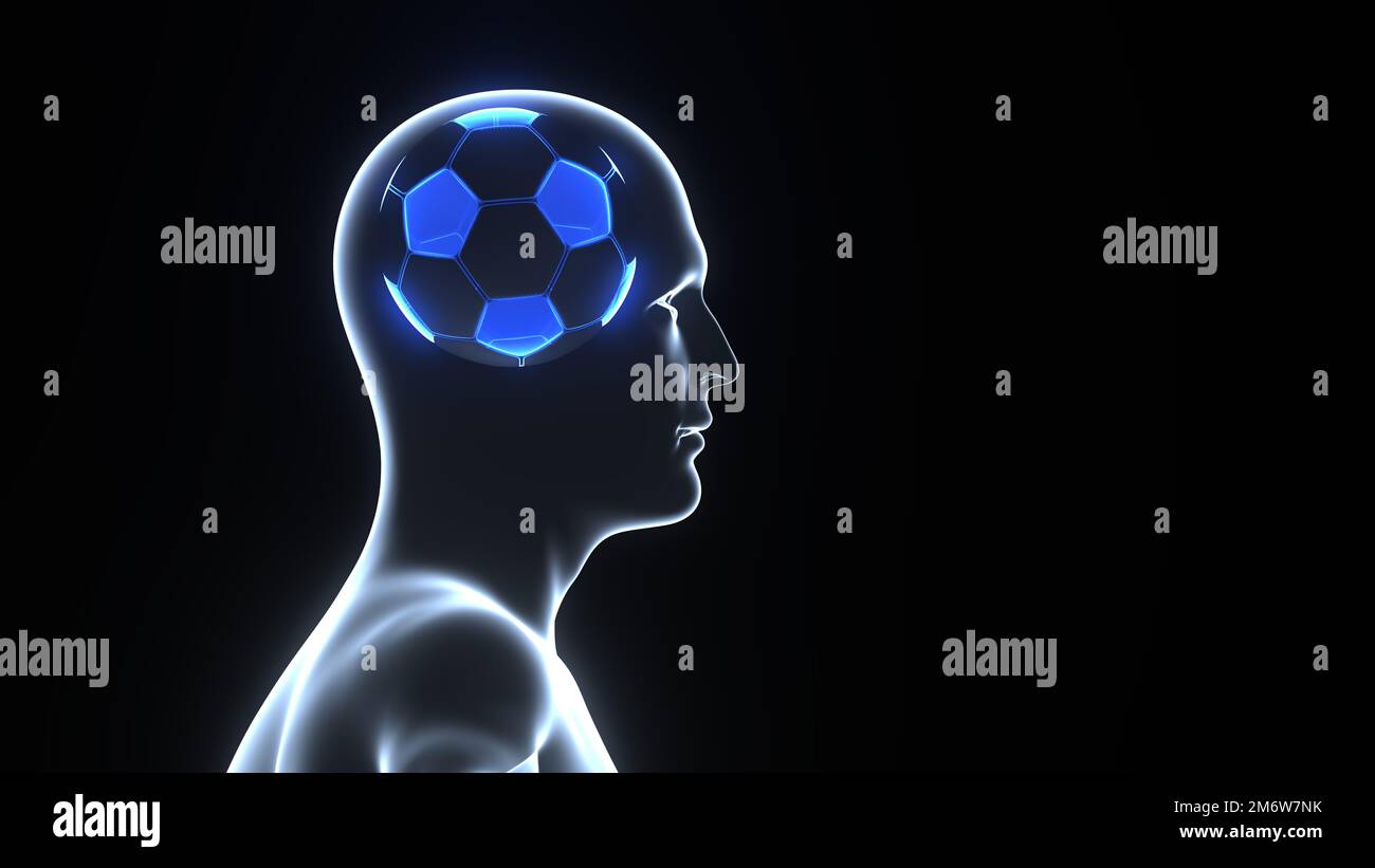 Football brain hi-res stock photography and images - Alamy