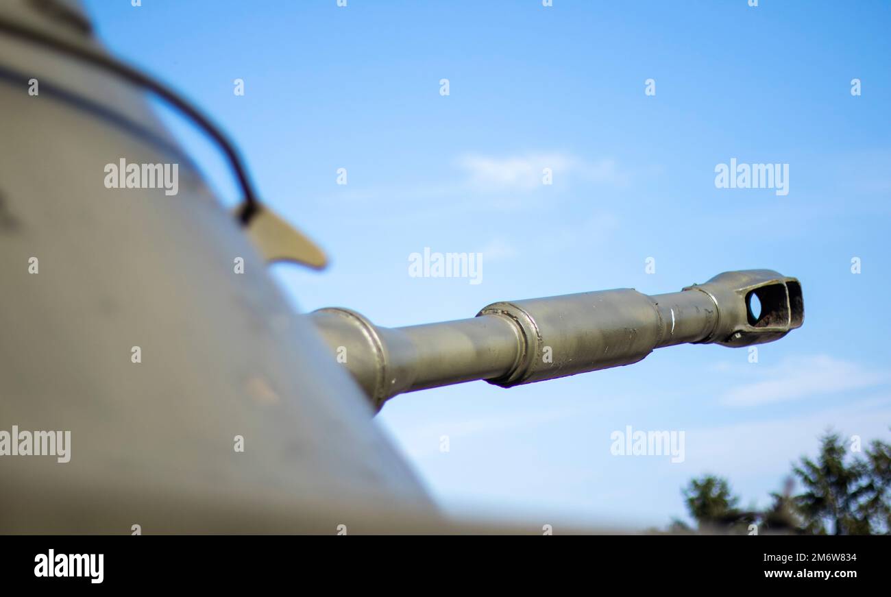 Tower of an armored personnel carrier or tank. Heavy weapons of war ...