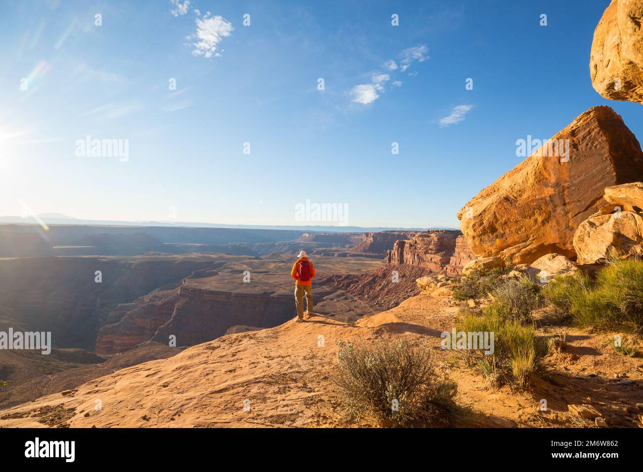 Hike in Utah Stock Photo - Alamy