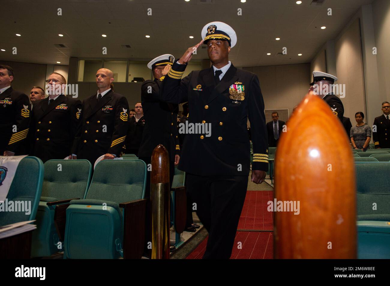 SILVERDALE, Wash. (May 6, 2022) – U.S. Navy Cmdr. James Gillison, from ...