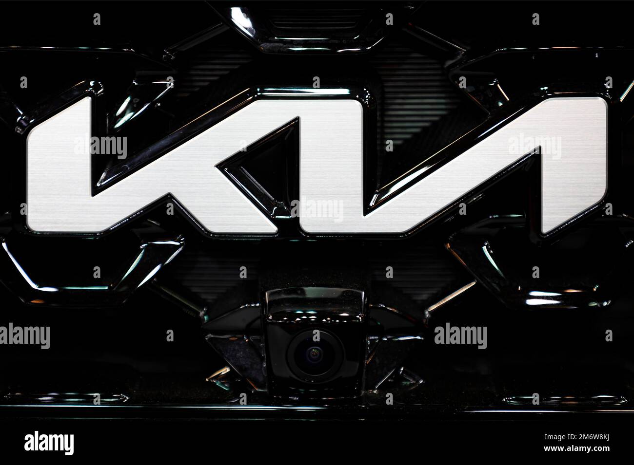 Kia logo emblem sign Stock Photo - Alamy