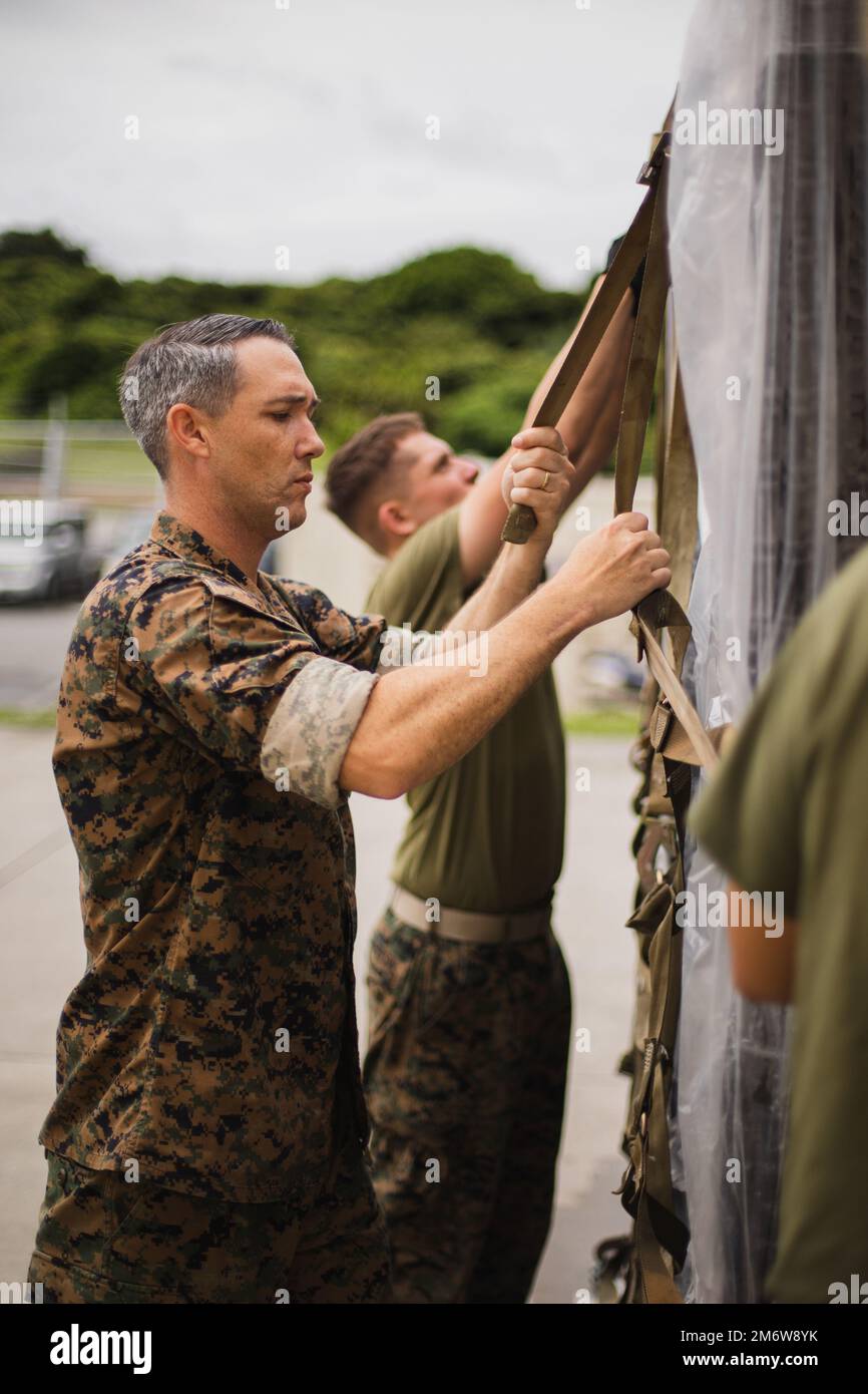 U.S. Marine Corps Master Sgt. Bobby Case, an embark chief with III ...