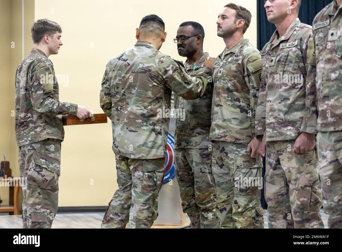 CAMP ARIFJAN, Kuwait- U.S. Army Command Sgt. Maj. Jacinto Garza, the ...