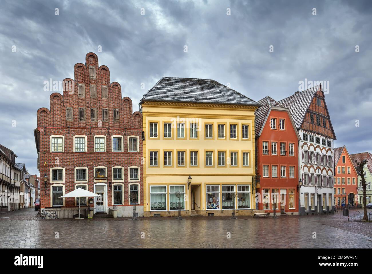Historical market square, Warendorf, Germany Stock Photo - Alamy