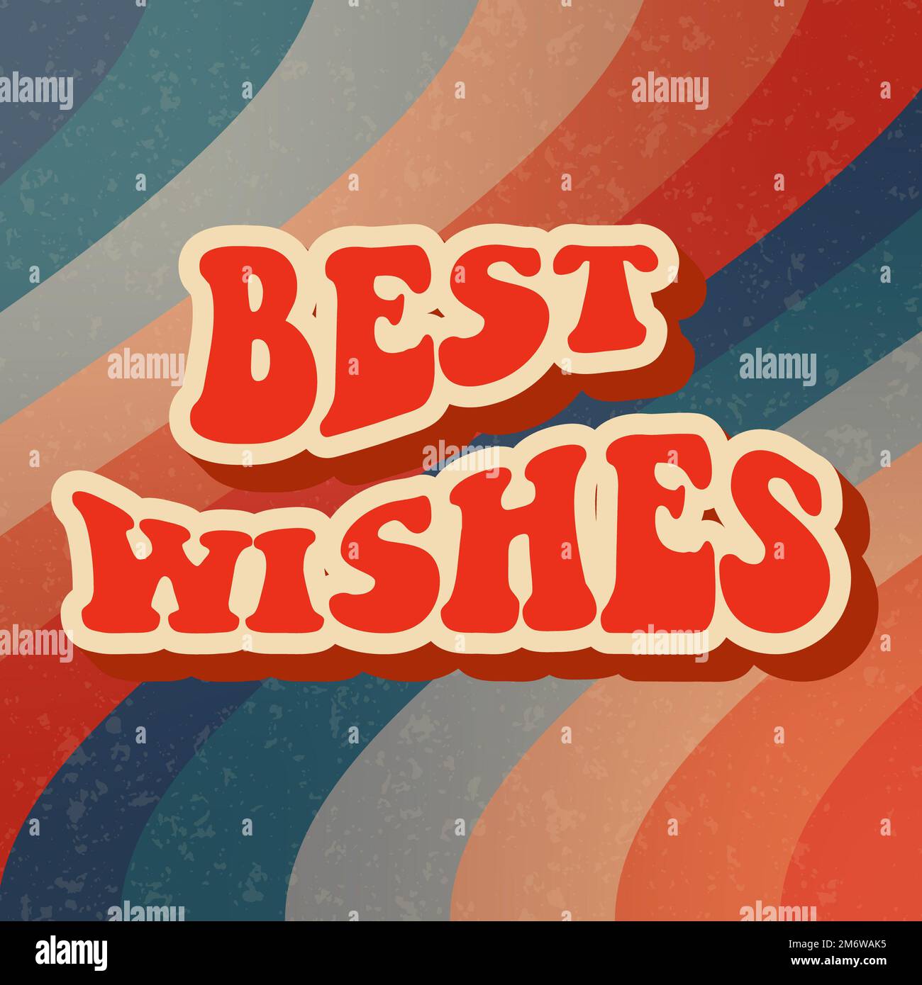 Groove retro Christmas card illustration Stock Photo - Alamy