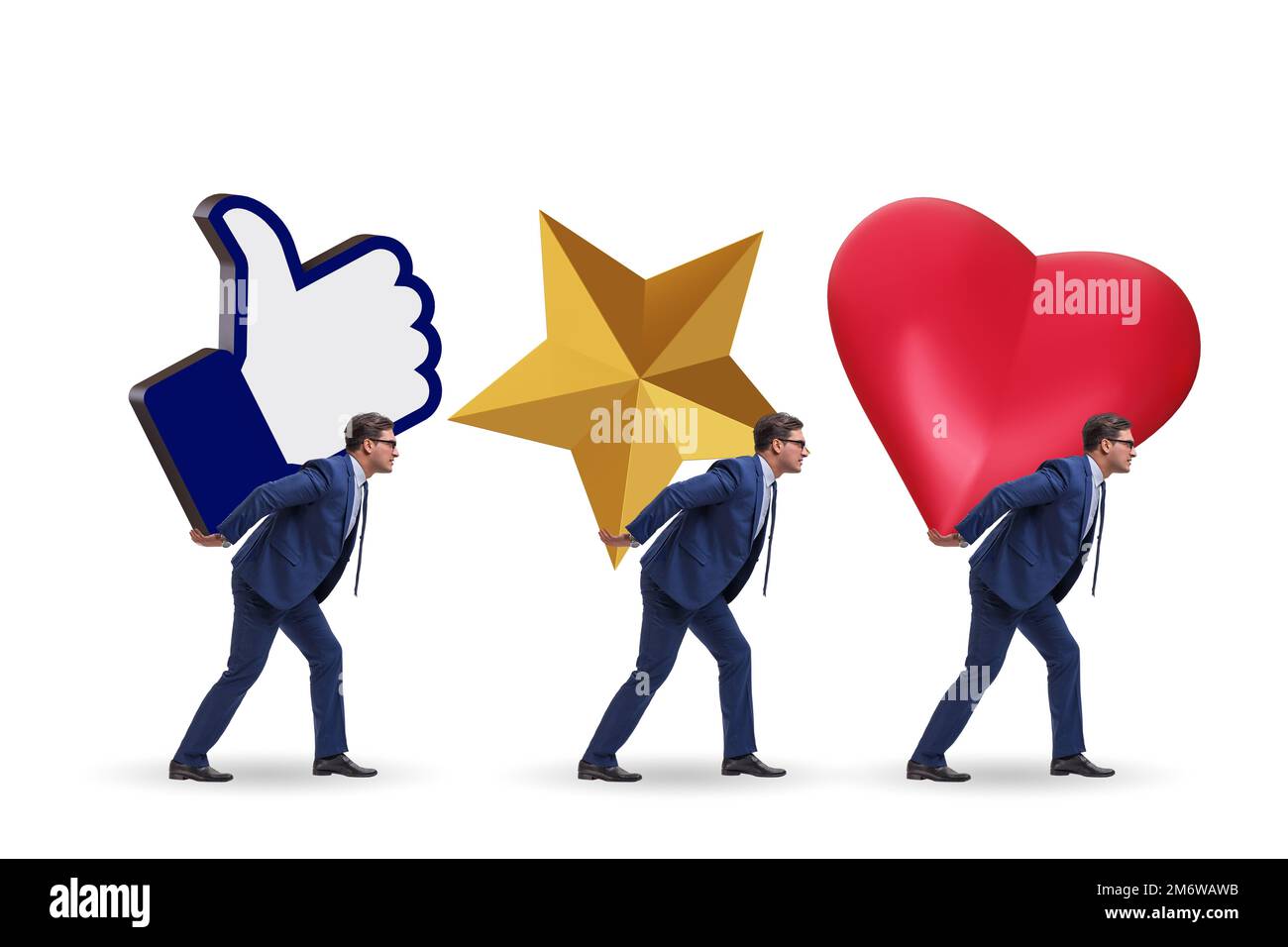Five people star business Cut Out Stock Images & Pictures - Alamy