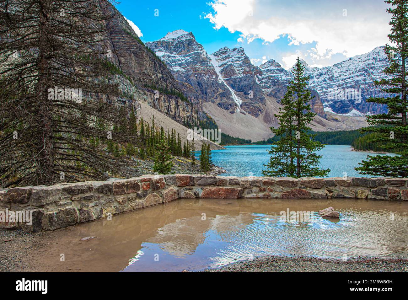 Canada alberta glacial moraine hi-res stock photography and images - Alamy