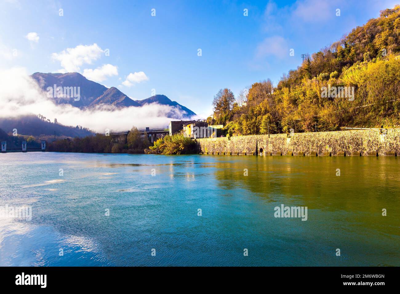 The Serchio Mountain River Stock Photo - Alamy