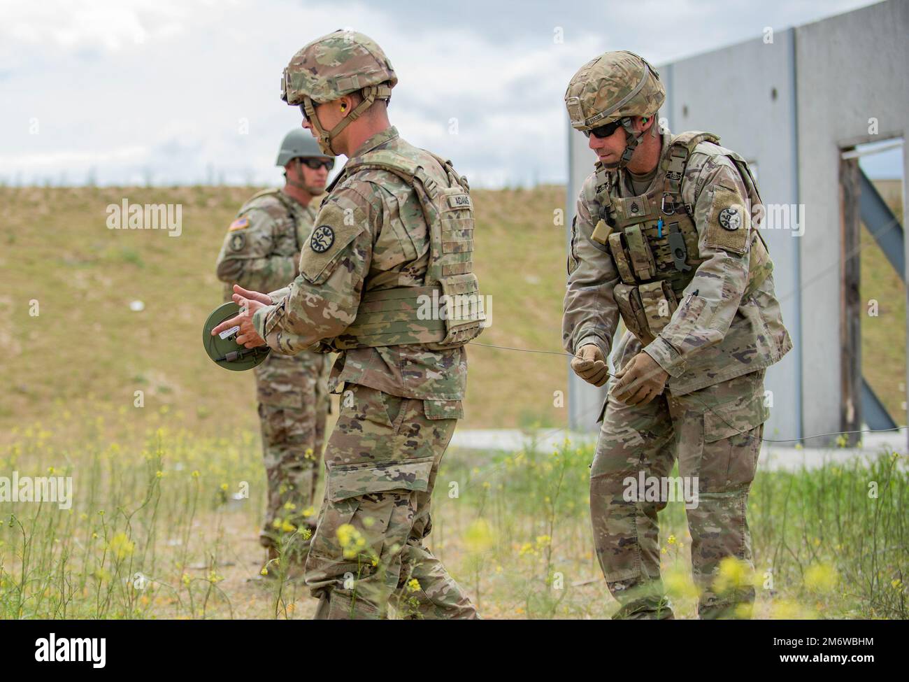 Combat engineers with the 116th Brigade Engineer Battalion participated ...