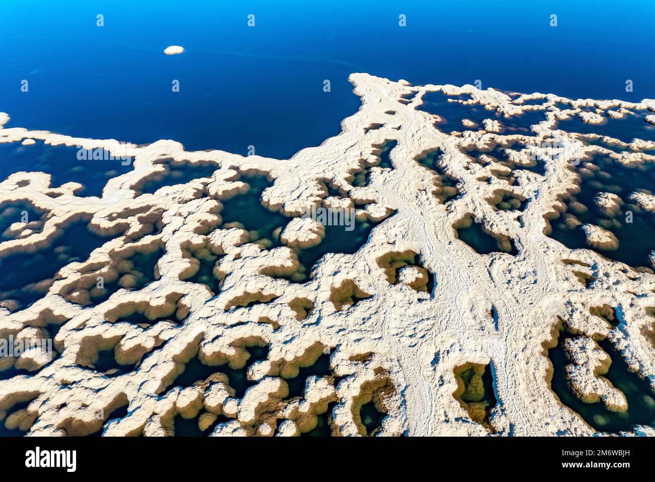 Israel. Dead Sea. Evaporated salt Stock Photo - Alamy