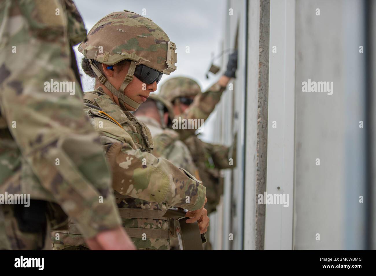 Combat engineers with the 116th Brigade Engineer Battalion participated ...