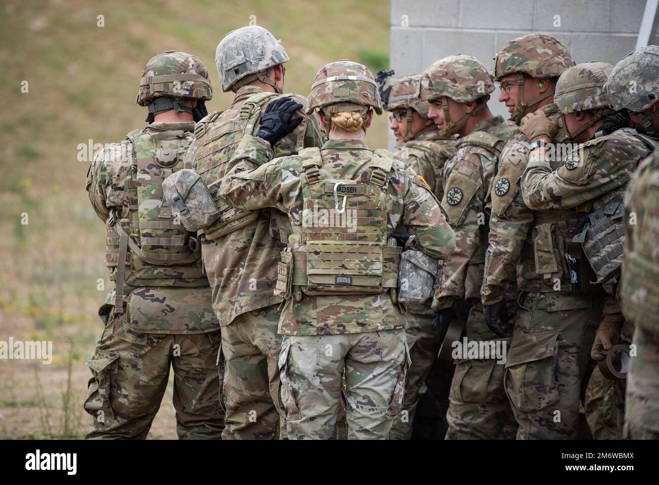 Combat engineers with the 116th Brigade Engineer Battalion participated ...
