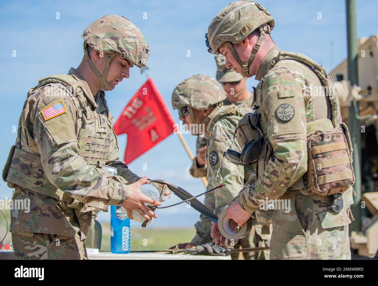 Combat engineers with the 116th Brigade Engineer Battalion participated ...