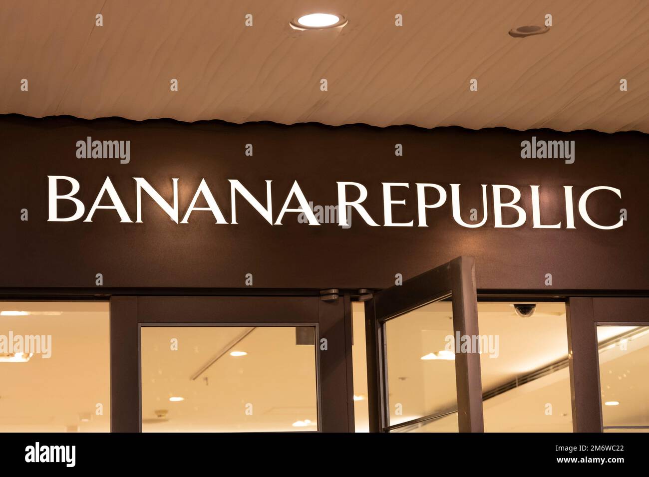 Tokyo, Japan. 3rd Jan, 2023. A Banana Republic flagship luxury retail ...