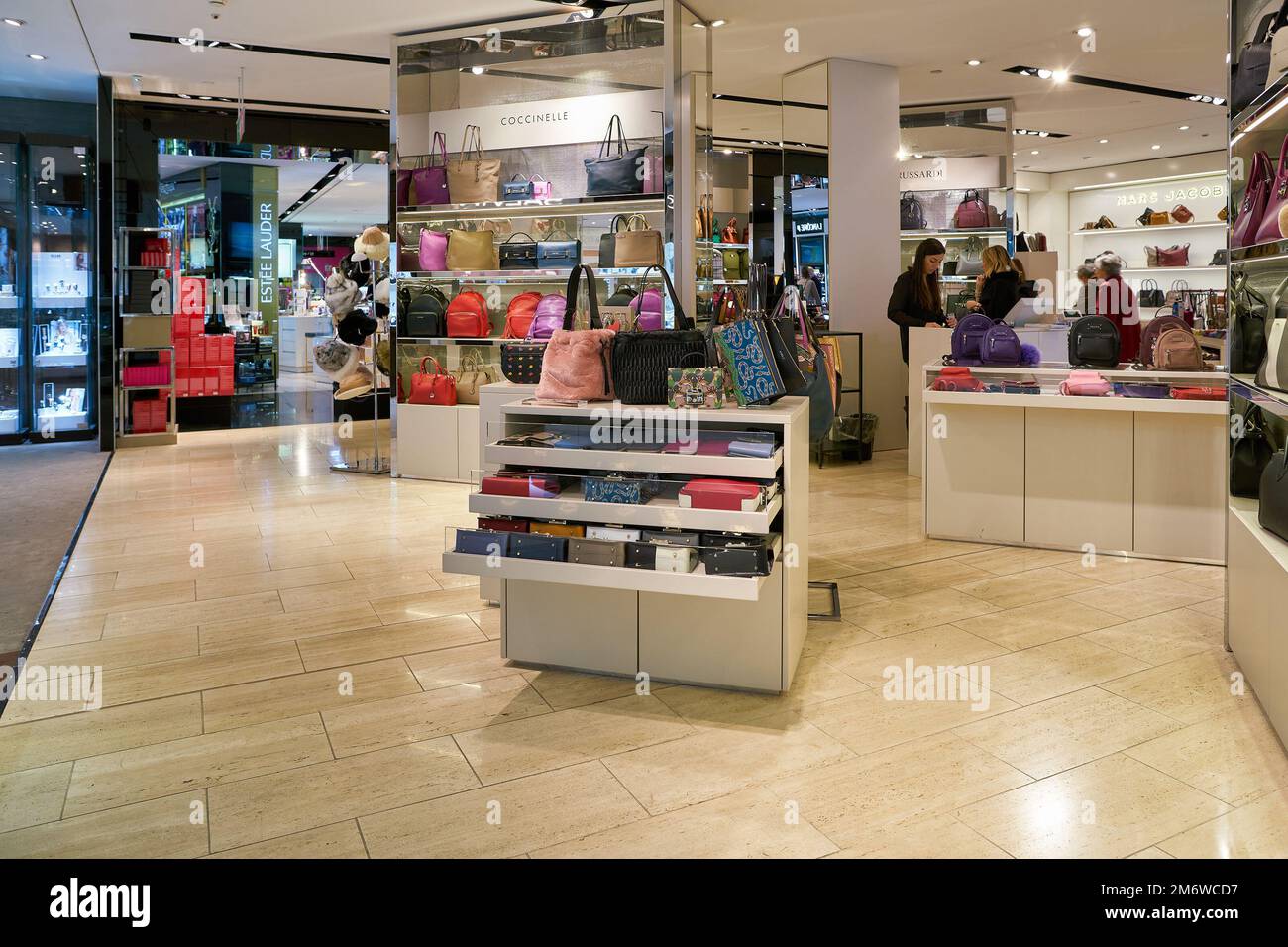 ROME, ITALY - CIRCA NOVEMBER, 2017: goods on display at Rinascente ...