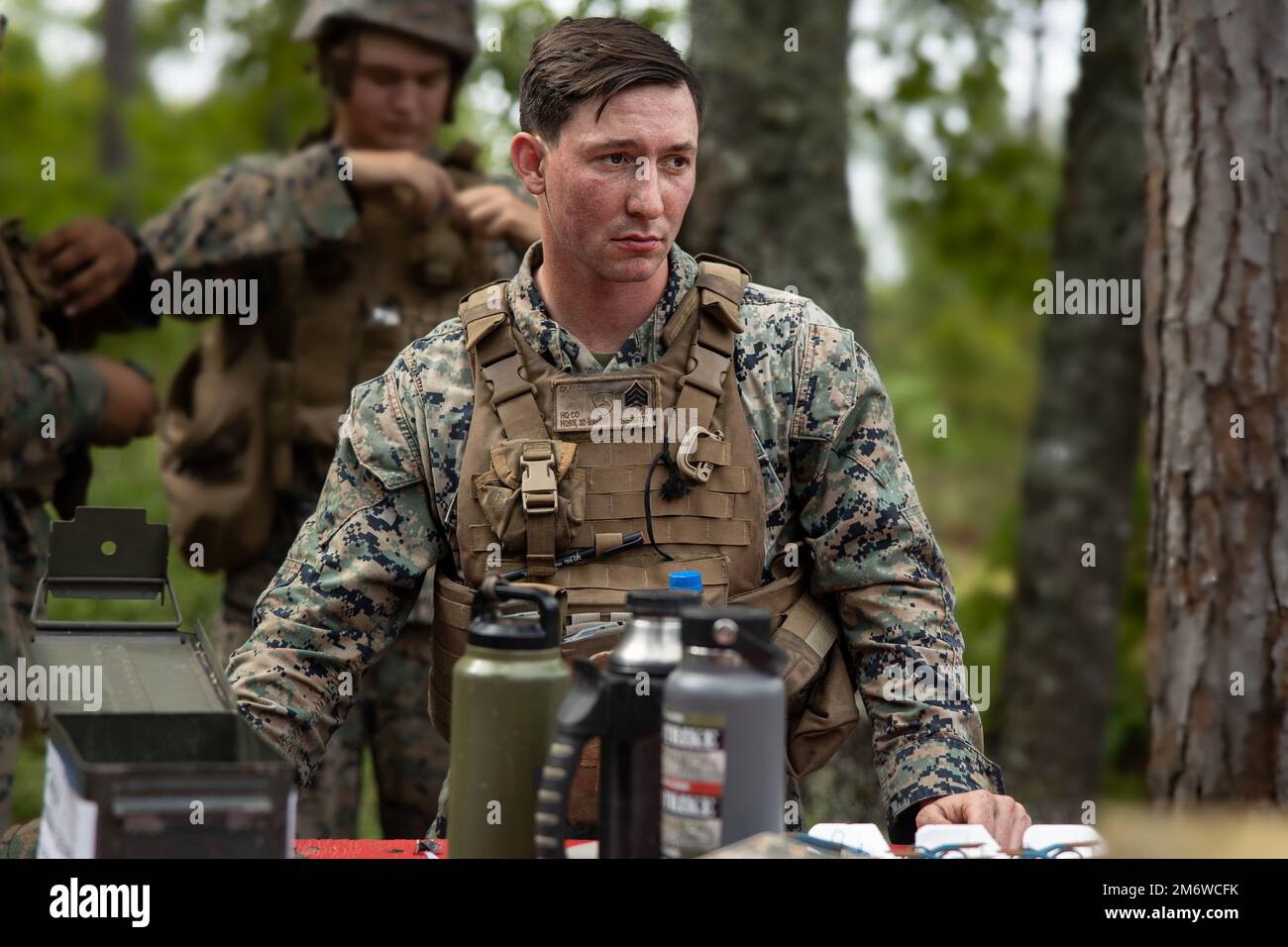 U.S. Marine Corps Sgt. Cody Gray, a platoon sergeant with 2nd ...
